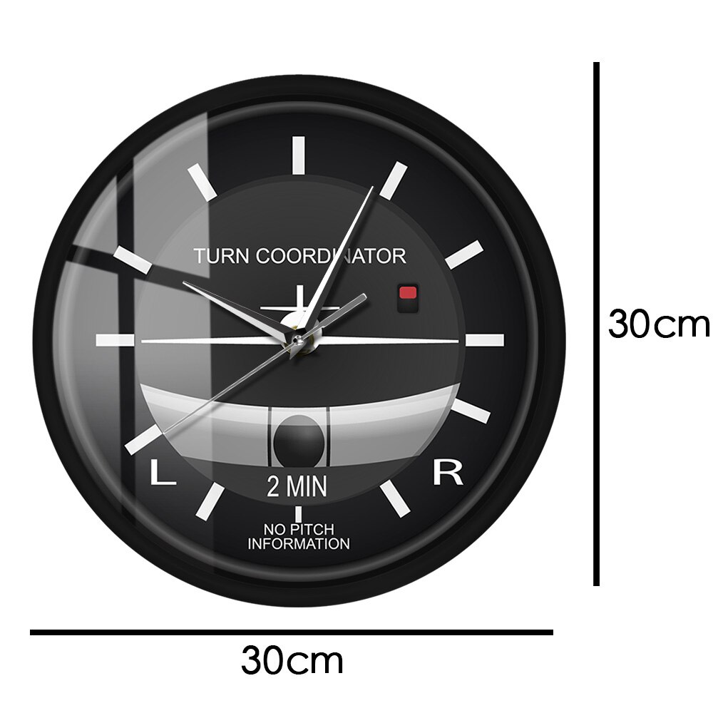 Aviation Silent Metal Frame LED Wall Clock Sound C... – Grandado