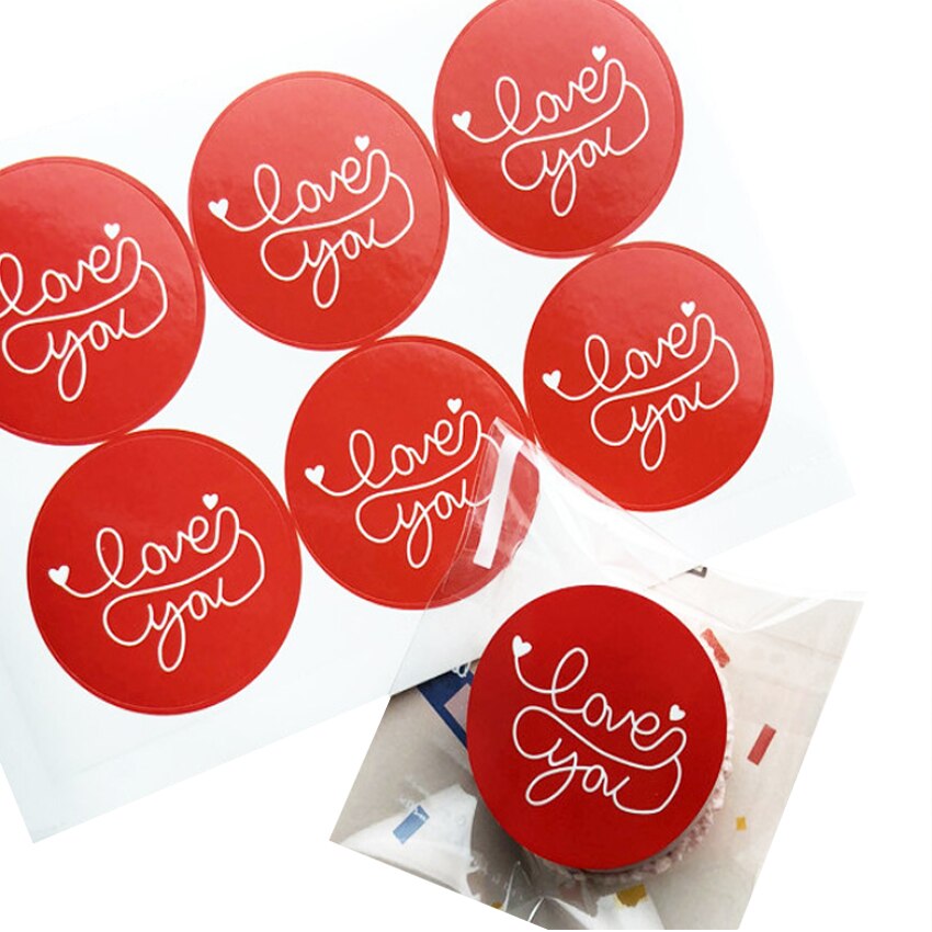 60pcs/lot 'love you' tags Sealing Stickers Valenti... – Vicedeal