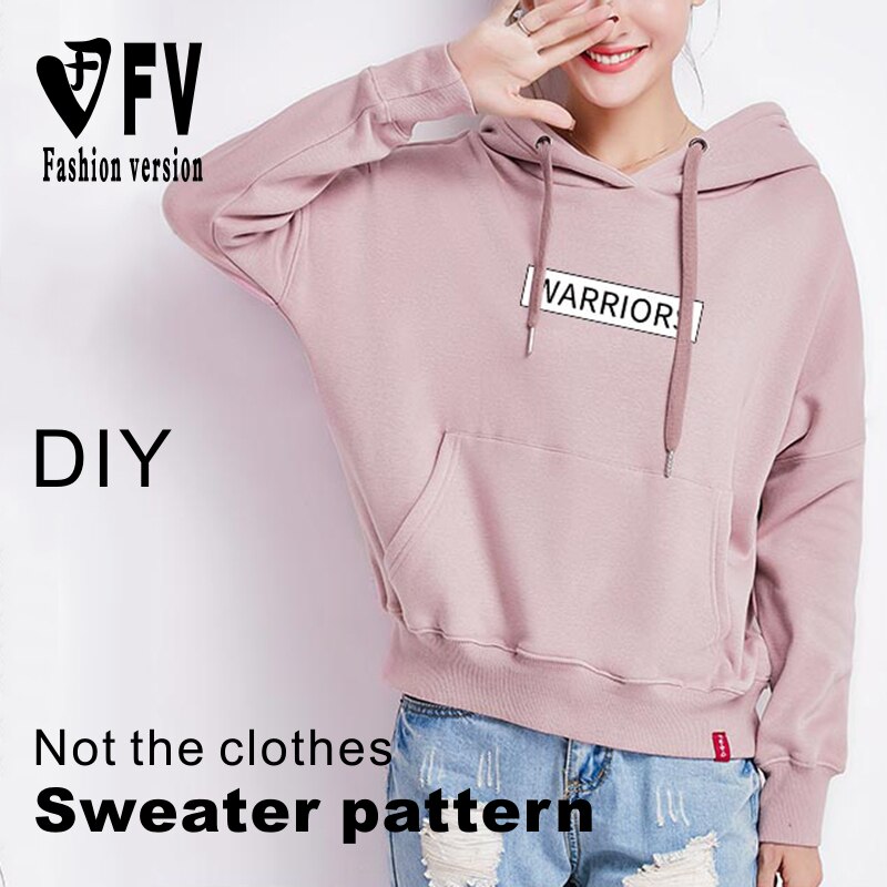 Sewing Figure Women's Casual Hooded Jacket Structu... – Grandado