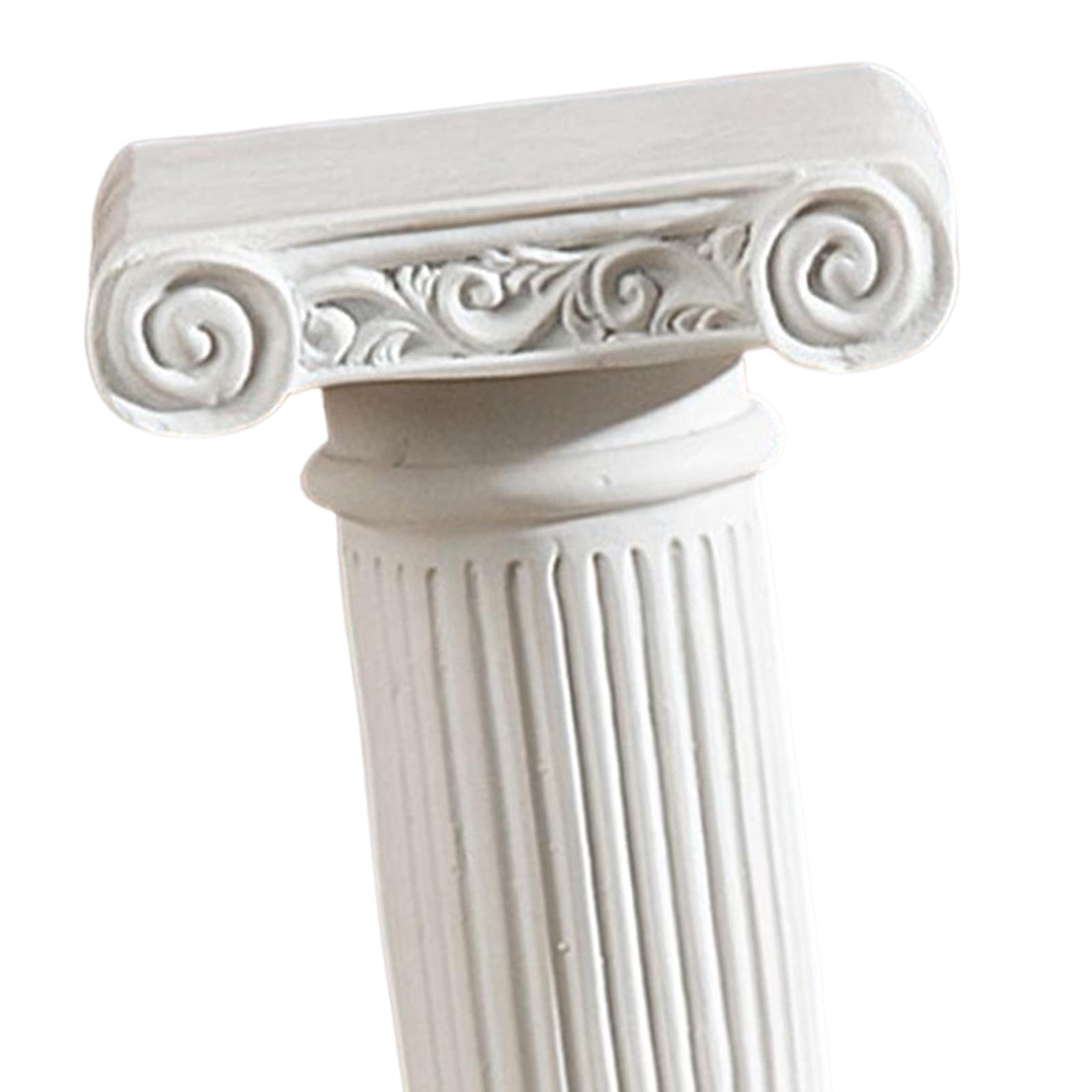 Small Mini Greek Columns Garden Ornament Candlesti... – Grandado