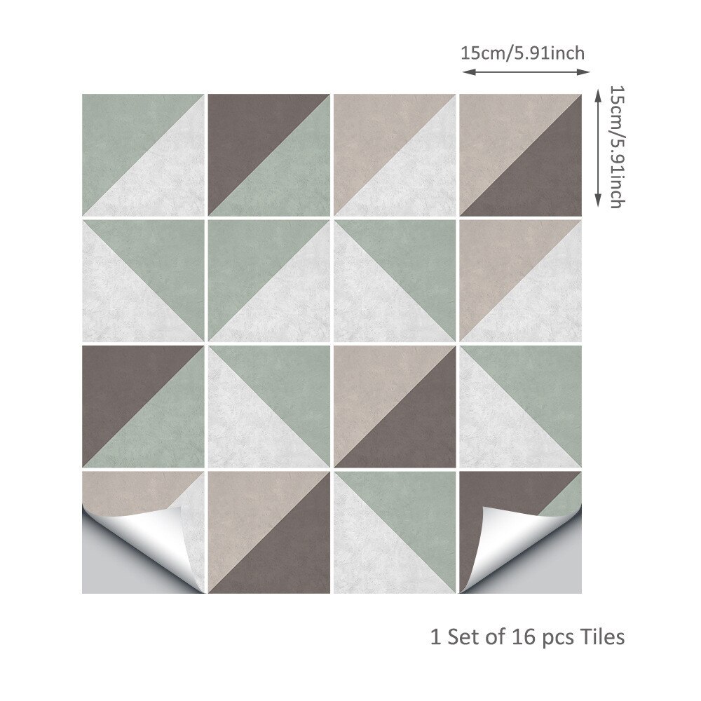 Tile Sticker Adhesive Wall Decal kithen Bathroom d... – Grandado