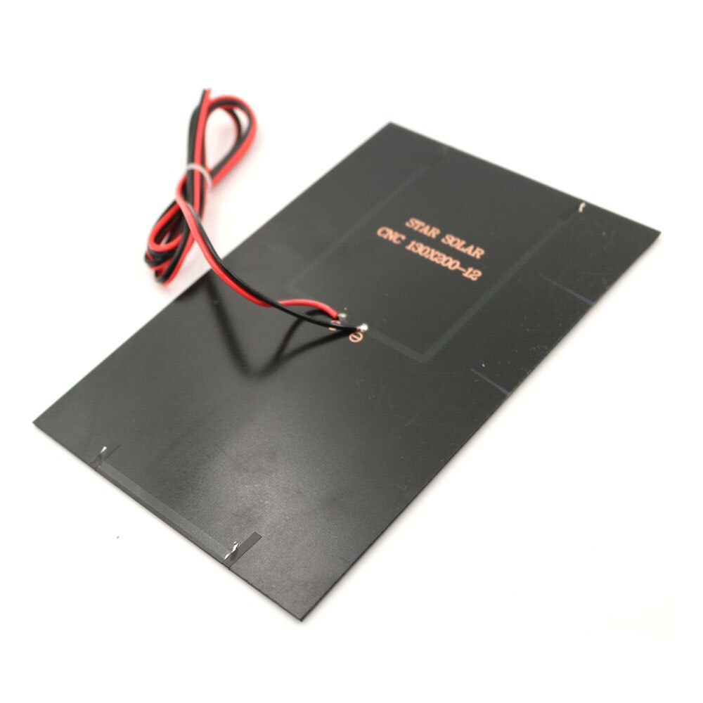 12v 4.2w solcellepanel med 100cm forlengende ledni... – Vicedeal
