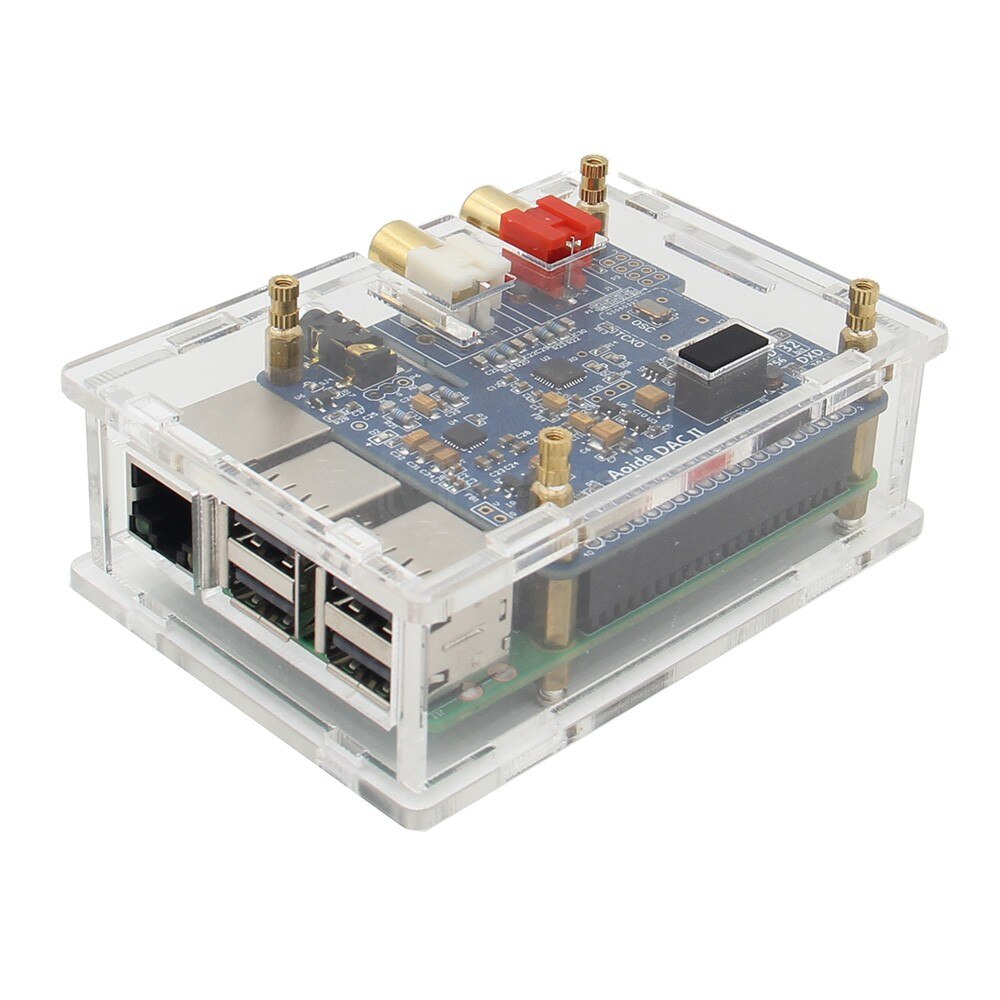 Acryl Case voor Raspberry Pi 3 Model B +/3B en DAC... – Vicedeal
