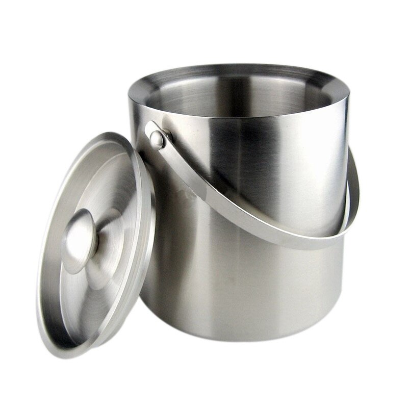 Stainless Steel Double-Layer Insulated Ice Bucket ... – Grandado