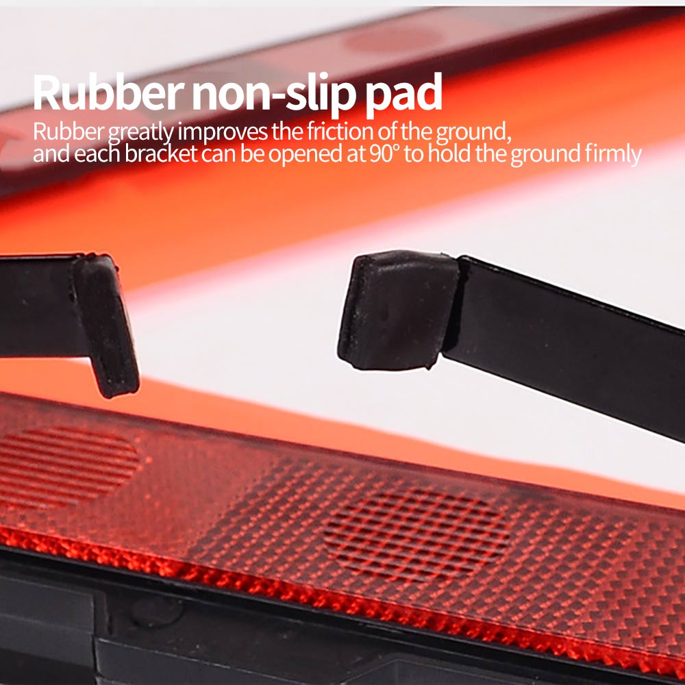 Collapsible Warning Triangle Car Reflective Tripod... – Grandado