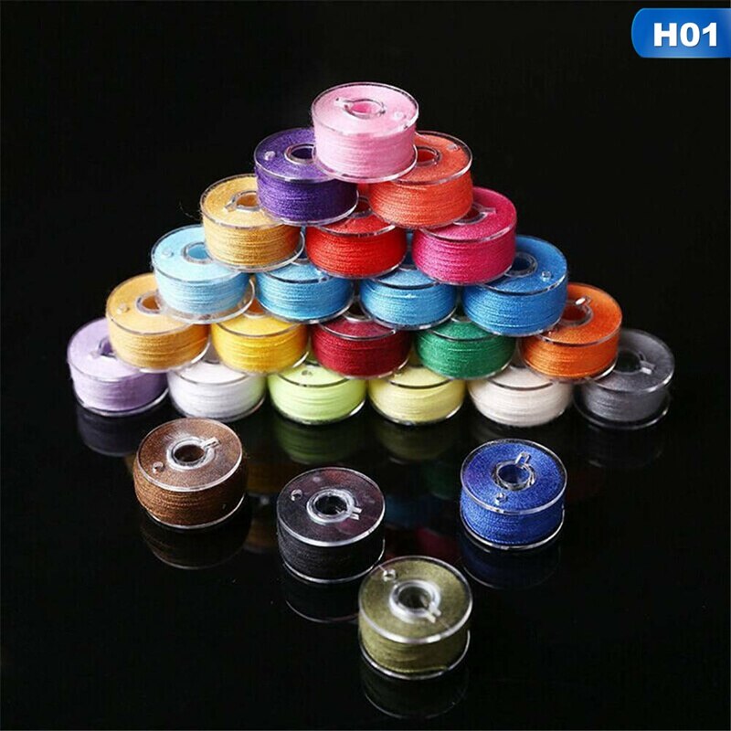25Pcs Colorful Sewing Machine Bobbins Spools Empty... – Vicedeal