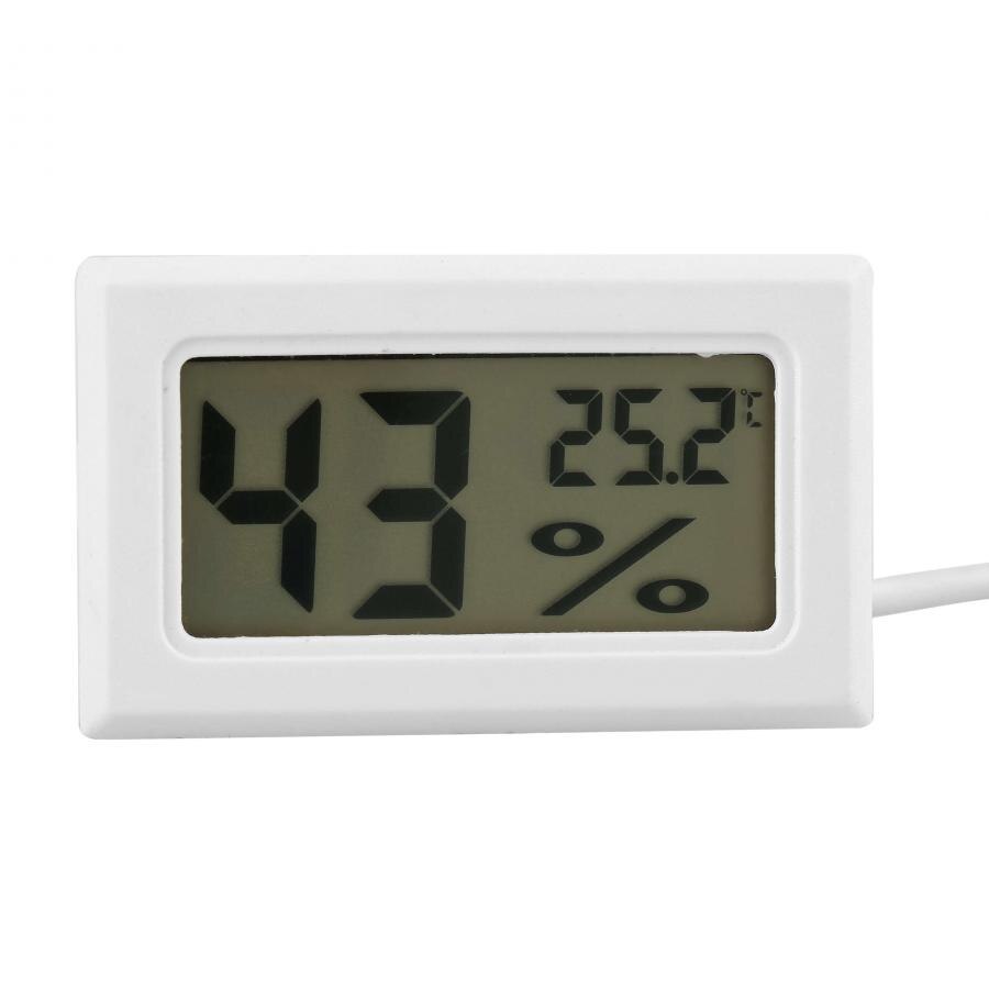 Lcd digital temperatur fugtighedsdisplay termomete... – Grandado