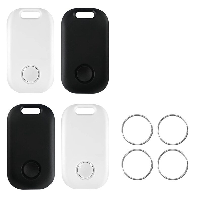 4 PCS Black White Keys Locator, Bluetooth Tracker ... – Grandado