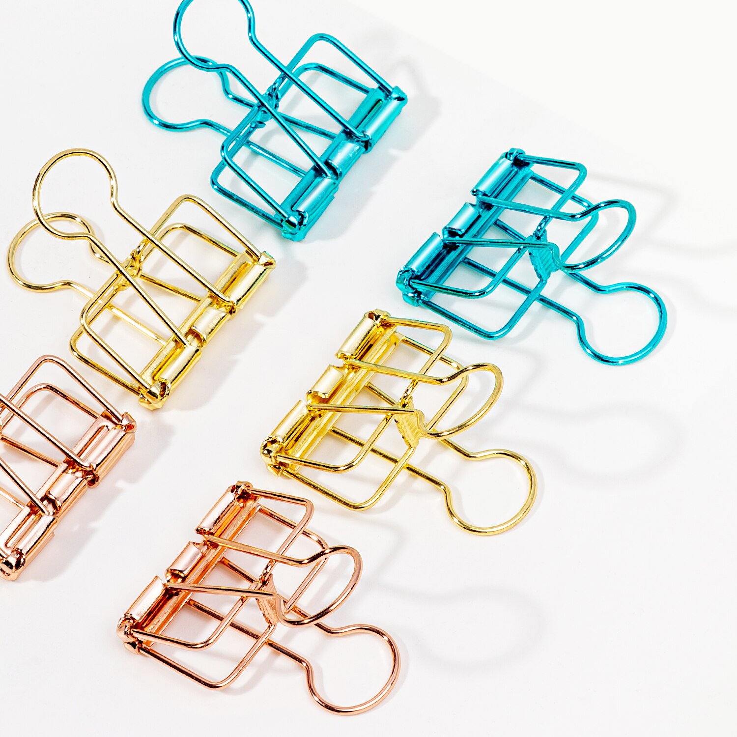 DELI Color Metal Binder Clip Blue Gold Purple 19mm... – Vicedeal