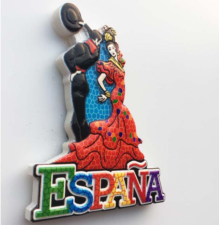 Spanish flamenco Fridge Magnet Souvenir Decor – Grandado