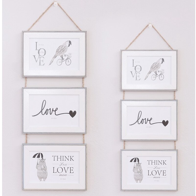Hanging Picture Frame,Vertical Collage Picture Fra... – Grandado