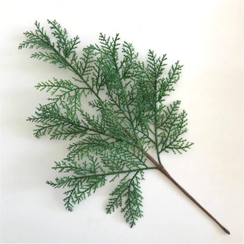 Simulation Pine Tree Cypress Leaves Short Branch A... – Grandado