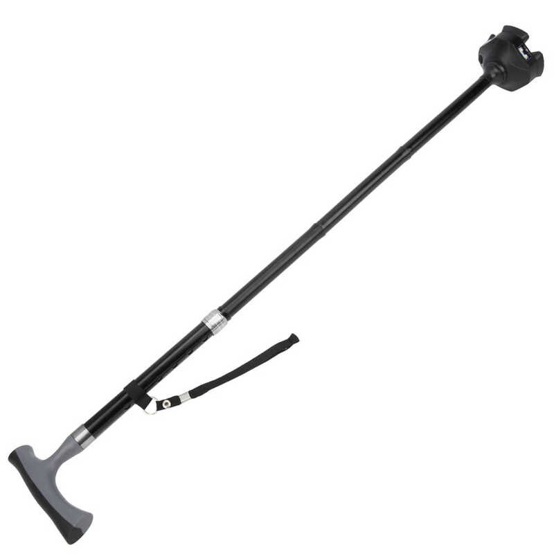 Folding LED Light Safety Walking Stick Four Foot B... – Grandado