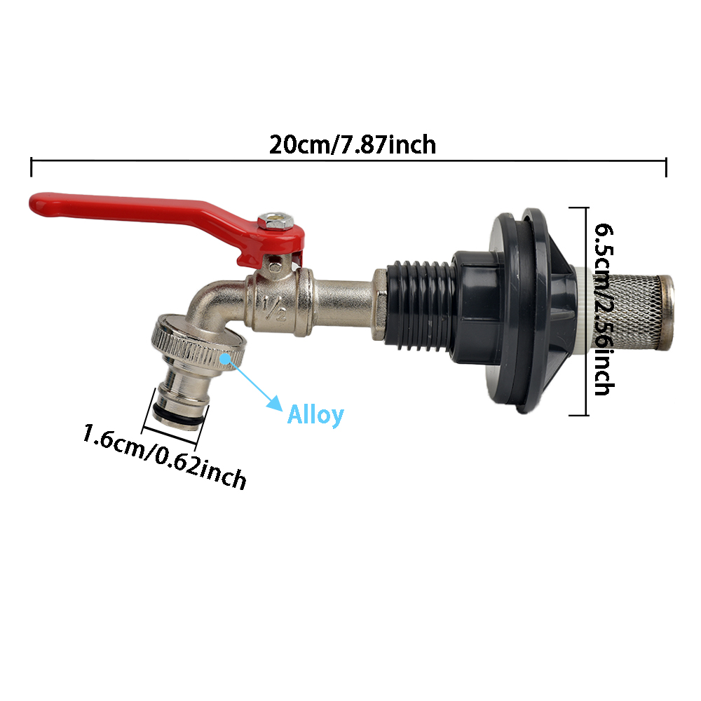 Koperlegering kraan met scheidingsaccessoires, PVC... – Vicedeal