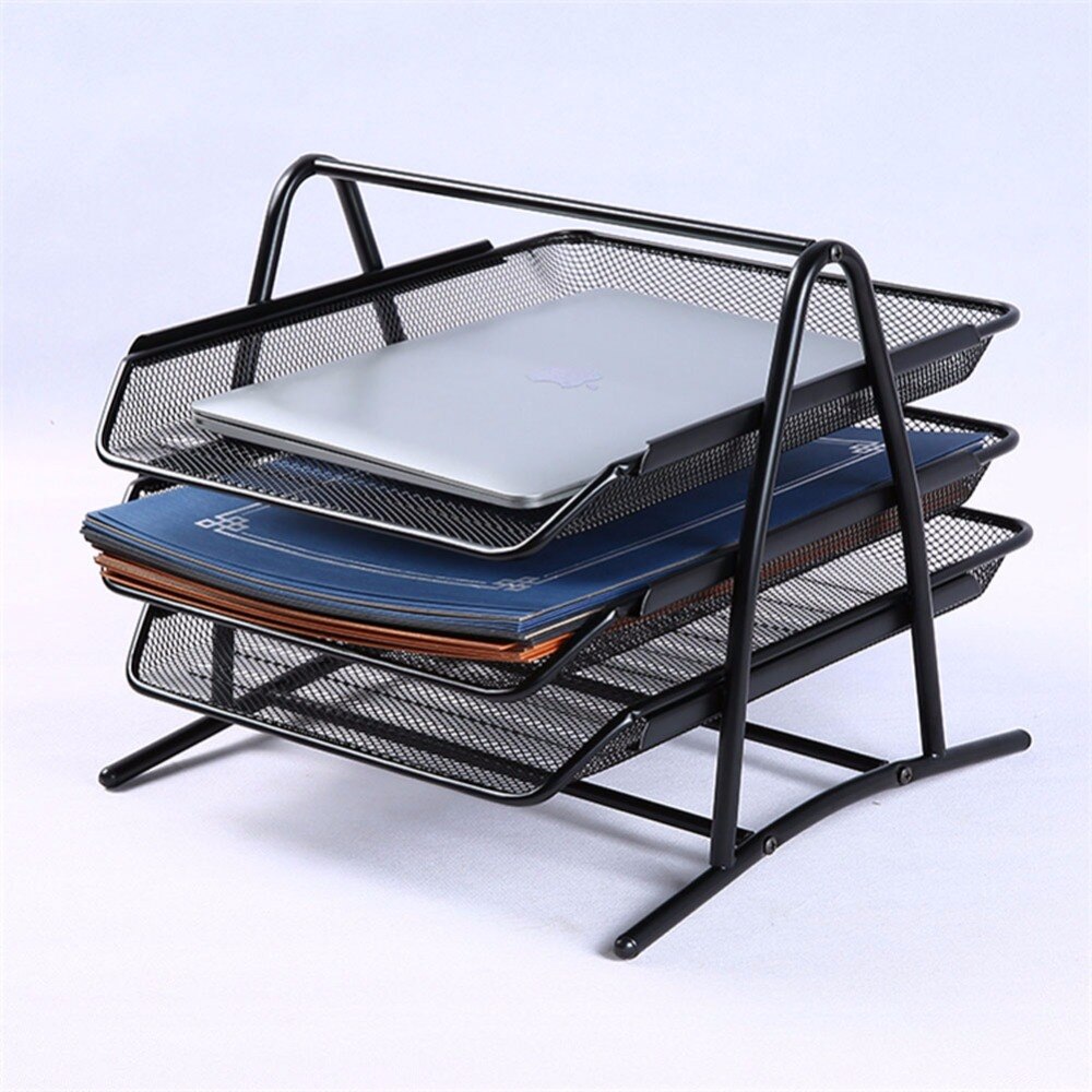 1 Pc/Pack 3-Layer Metal A4-Size DIY File Tray & Ma... – Vicedeal