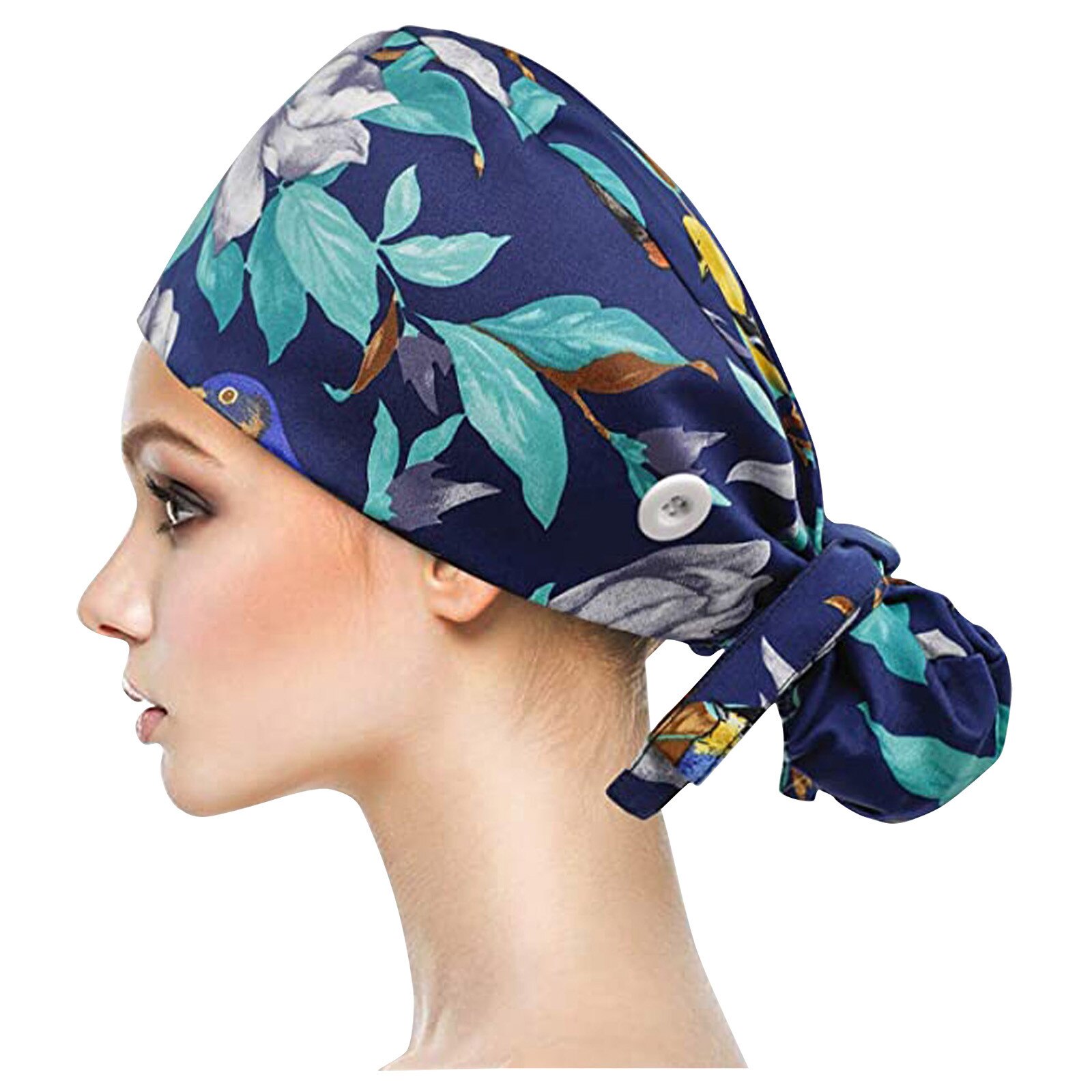Surgical Cap Woman Cotton Adjustable Pet Work Hats... – Vicedeal