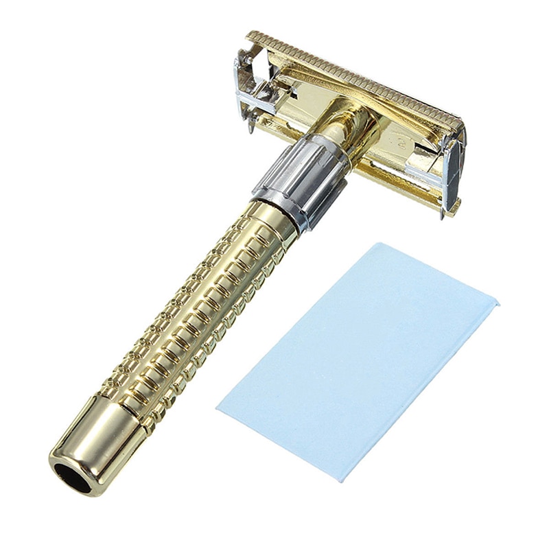 Safety Double Edge Razor For Men Barber Straight R... – Grandado
