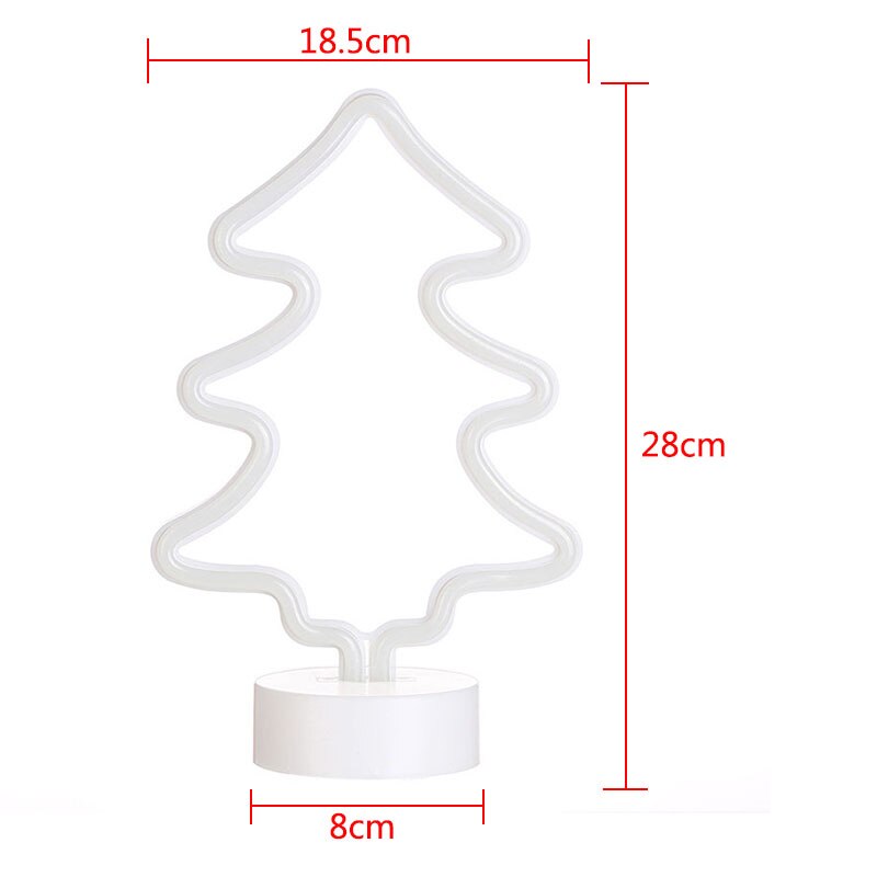 USB LED Neon Light Lamp Xmas Party Wedding Decorat... – Grandado