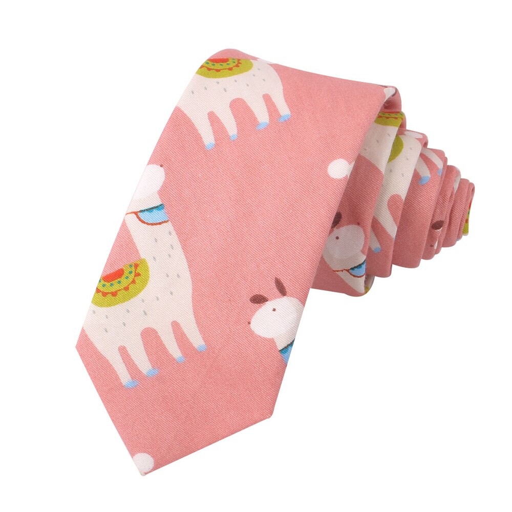 Animal Print Tie For Men Women Skinny Neck Tie For... – Grandado