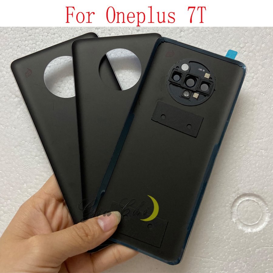 Batterij Cover Voor Oneplus 7T Back Cover Glazen D... – Vicedeal