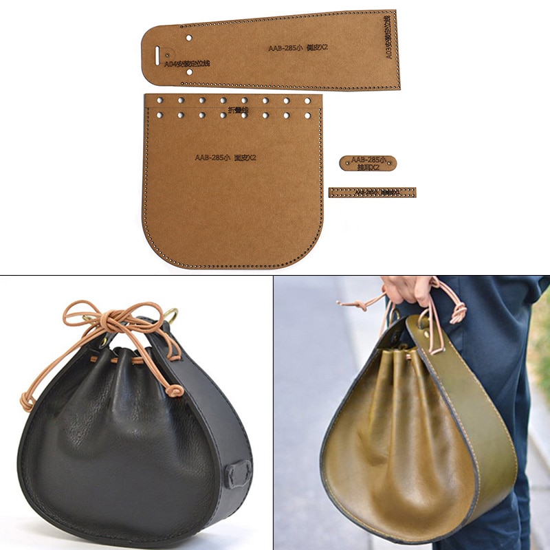 1Set DIY Kraft Paper Template Shoulder Bag Tote La... – Grandado