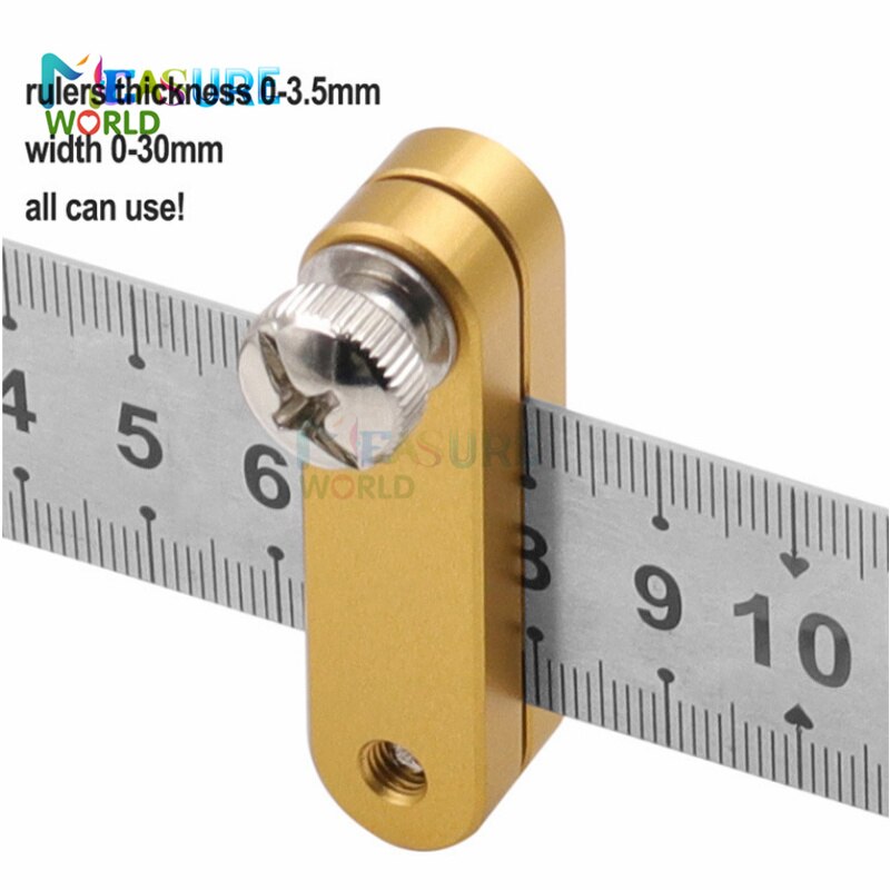 Steel Ruler Block Woodworking Scribe Drawing Mark ... – Vicedeal