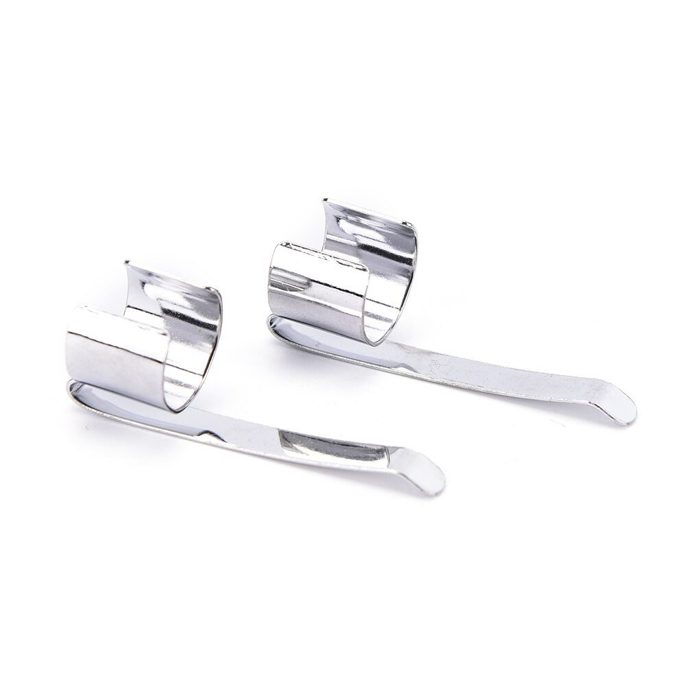 10pcs Zaklamp Mount Houder pen clip klem rvs Zilve... – Vicedeal