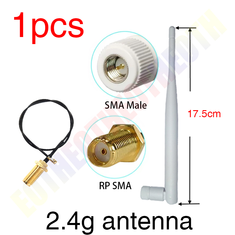 2,4 Ghz antenne Wifi 5dbi SMA stecker IOT 2,4 ghz ... – Vicedeal