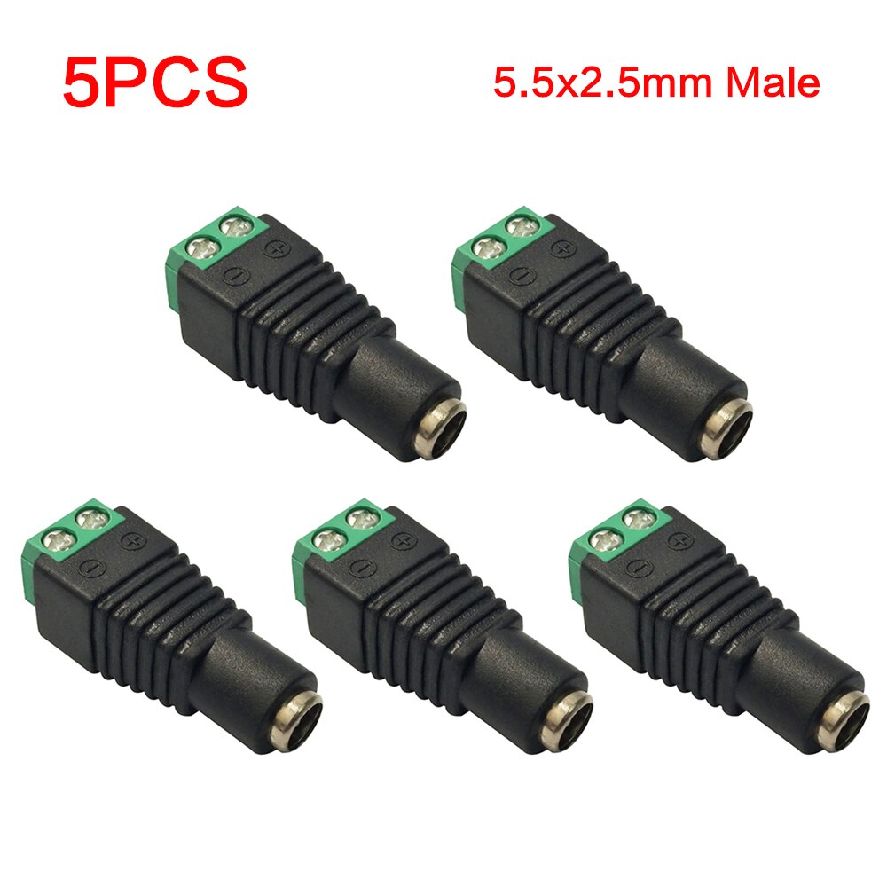 5 uds 5,5x2,1/2,5mm mujer/hombre DC conector de al... – Grandado