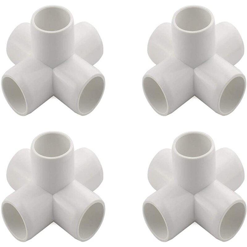 10 Pieces 5 Ways PVC Elbow Heavy Duty PVC Furnitur... – Vicedeal