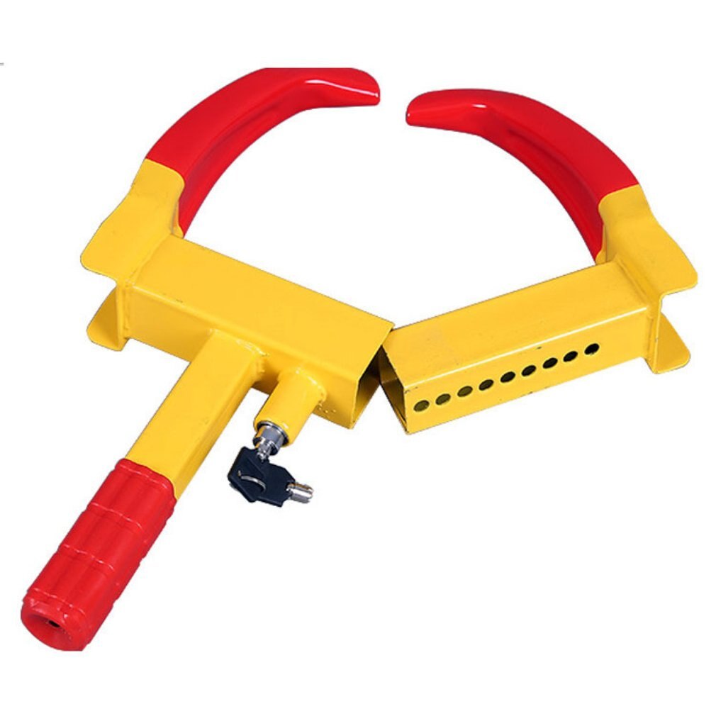 Heavy Duty 9 Holes Wheel Tire Lock Clamp Anti-Thef... – Grandado