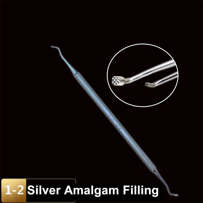 1pc Dental Silver Amalgam Filling Instrument Stain... – Vicedeal