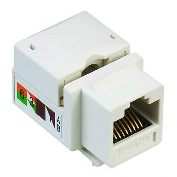 Chasis RJ 45 UTP CAT6, 90 grados (conector KEYSTON... – Grandado