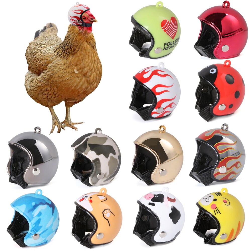 1PC Cute Chicken Helmet Small Pet Hard Hat Bird Du... – Vicedeal
