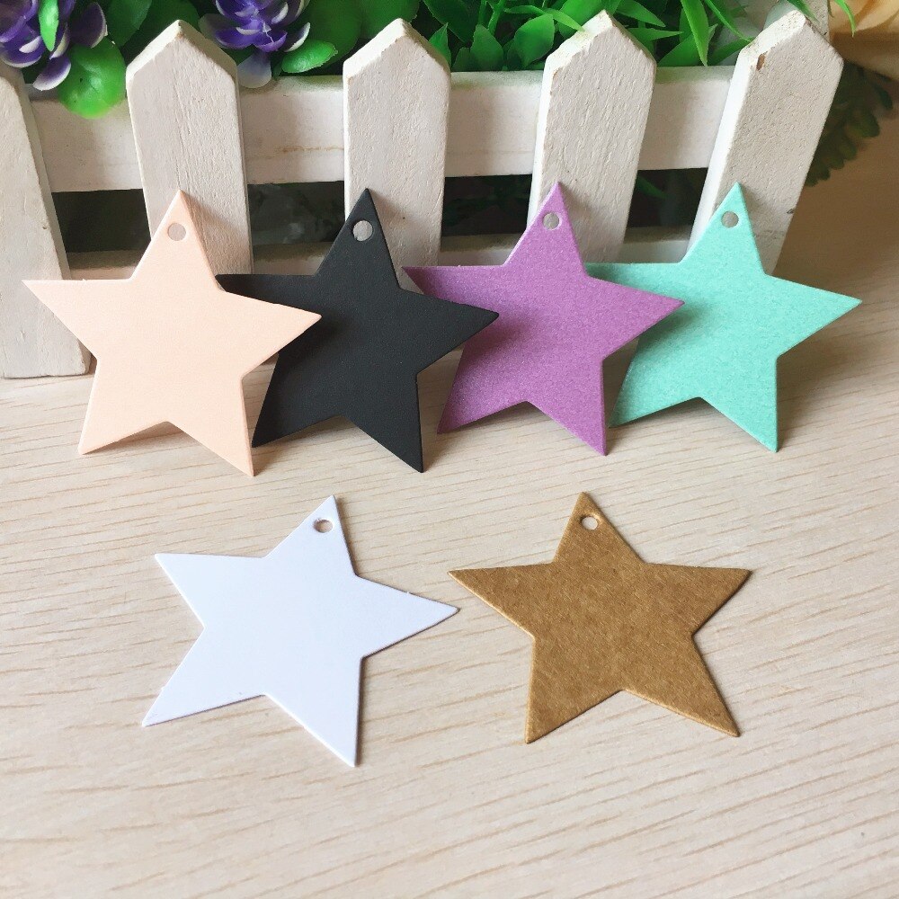 50pcs Kraft Paper Star Shaped Wedding Party Favors... – Vicedeal