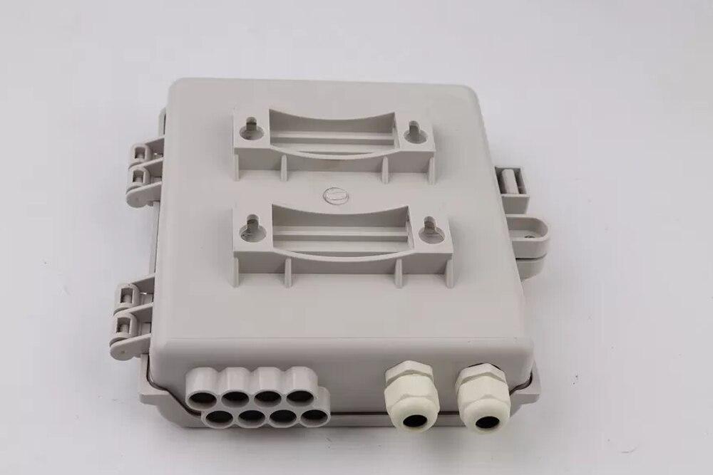 8 Core Wall Mount Fiber Distribution Box With PLC ... – Grandado