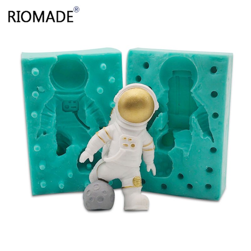 3D Astronaut Silicone Mold DIY Landing On The Moon... – Vicedeal