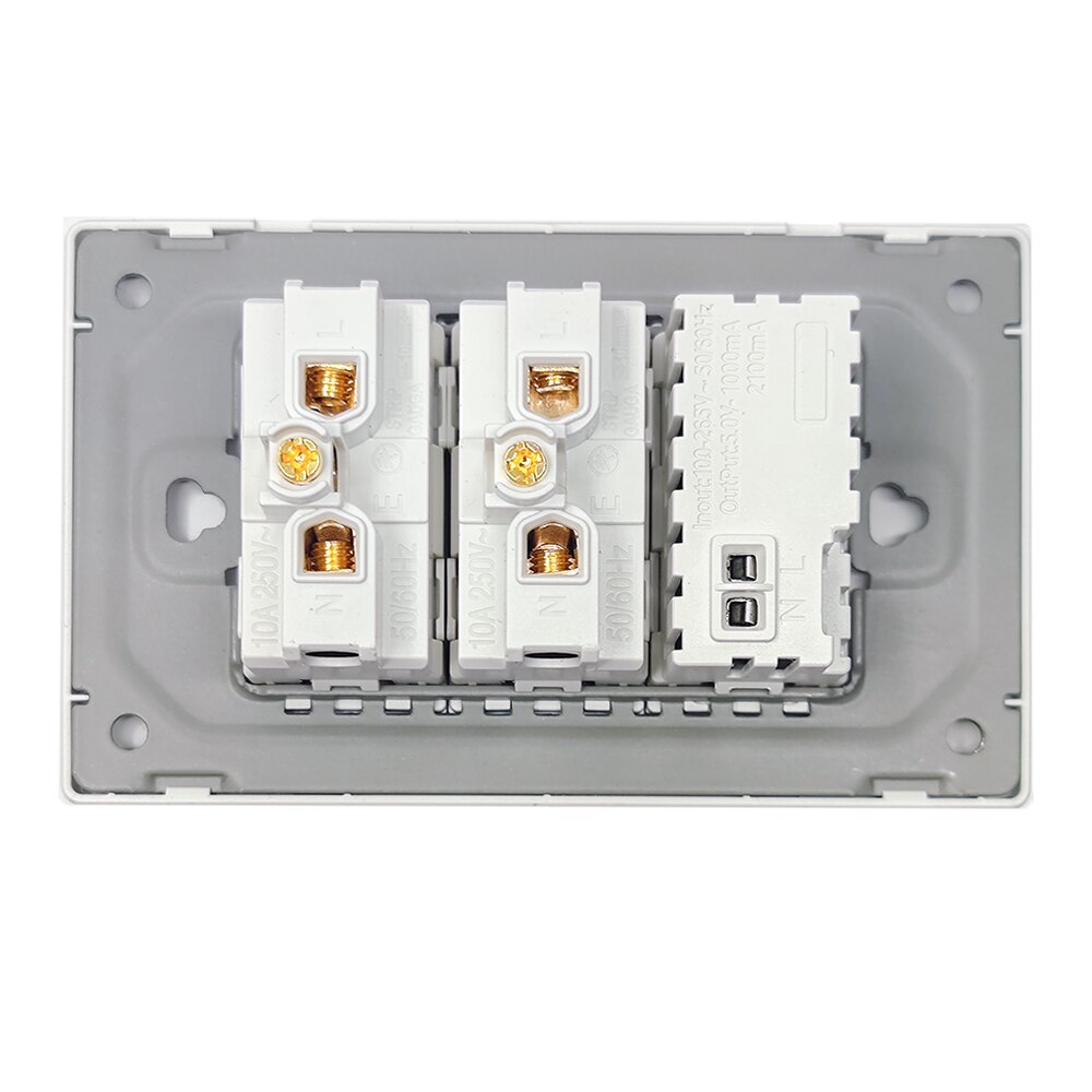 MEAKISS Brazil Standard wall plug socket fireproof... – Grandado