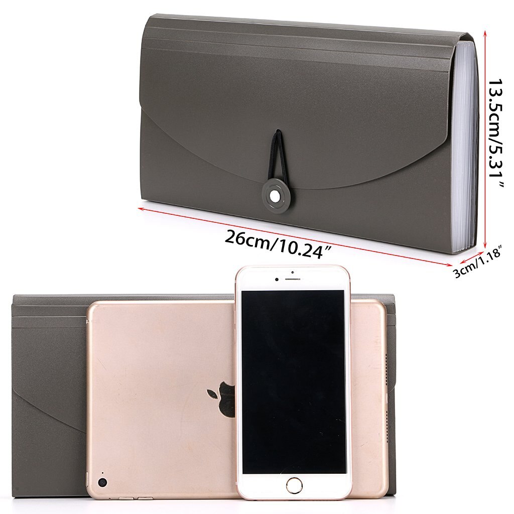 Carpeta de archivos expansible, 13 bolsillos, pequ... – Grandado