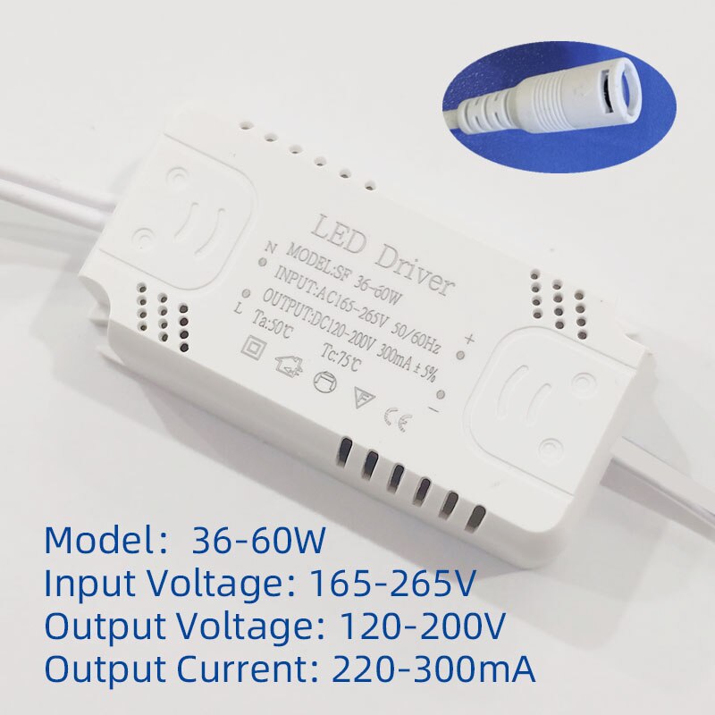 LED Driver 24W 36W 50W 58W 60W 68W 80W LED Power S... – Vicedeal