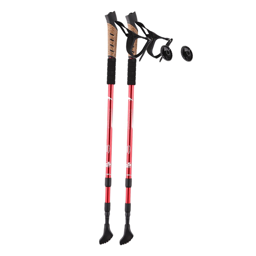 2pcs Telescopic Anti-Slip Trekking Walking Sticks ... – Grandado