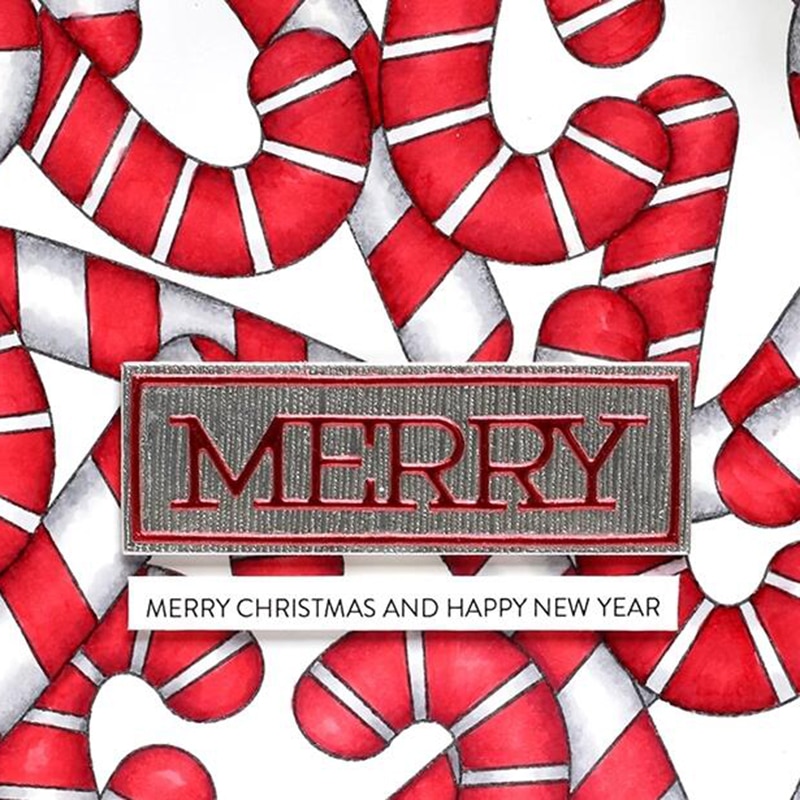 Monkey Merry Letter Frame Metal Cutting Dies Stenc... – Grandado