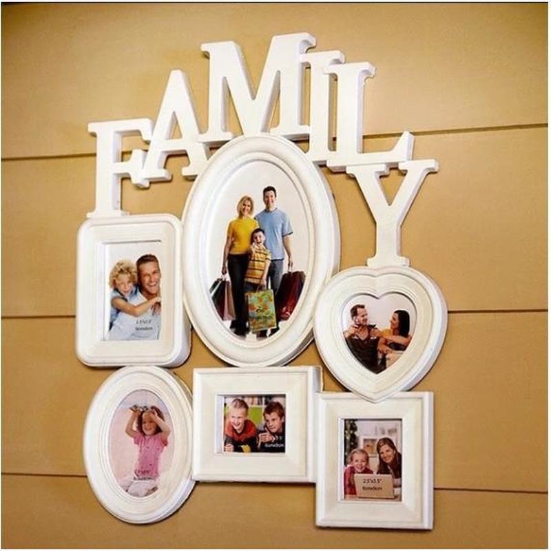 Modern Family Photo Frame Wall Hanging Picture Pho... – Grandado
