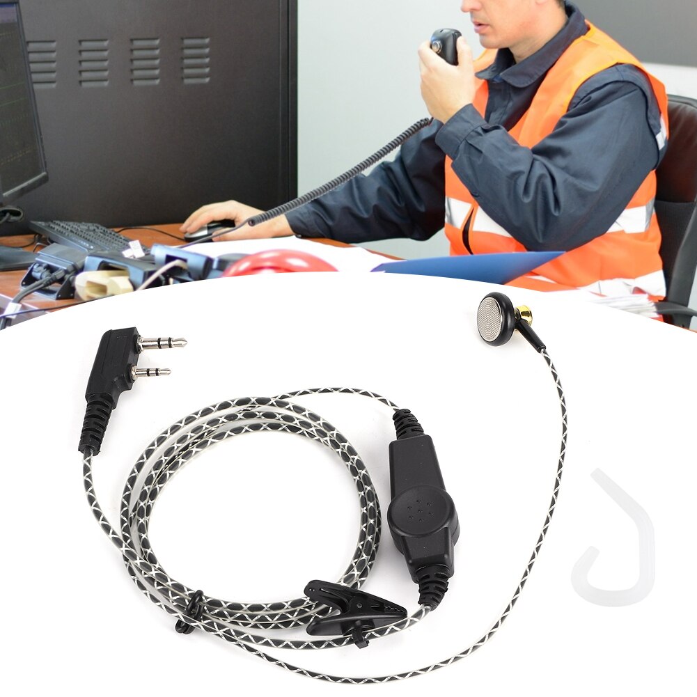 Walkie‑Talkie Earphone Headset 2 Way Radio 2Pin K‑... – Vicedeal