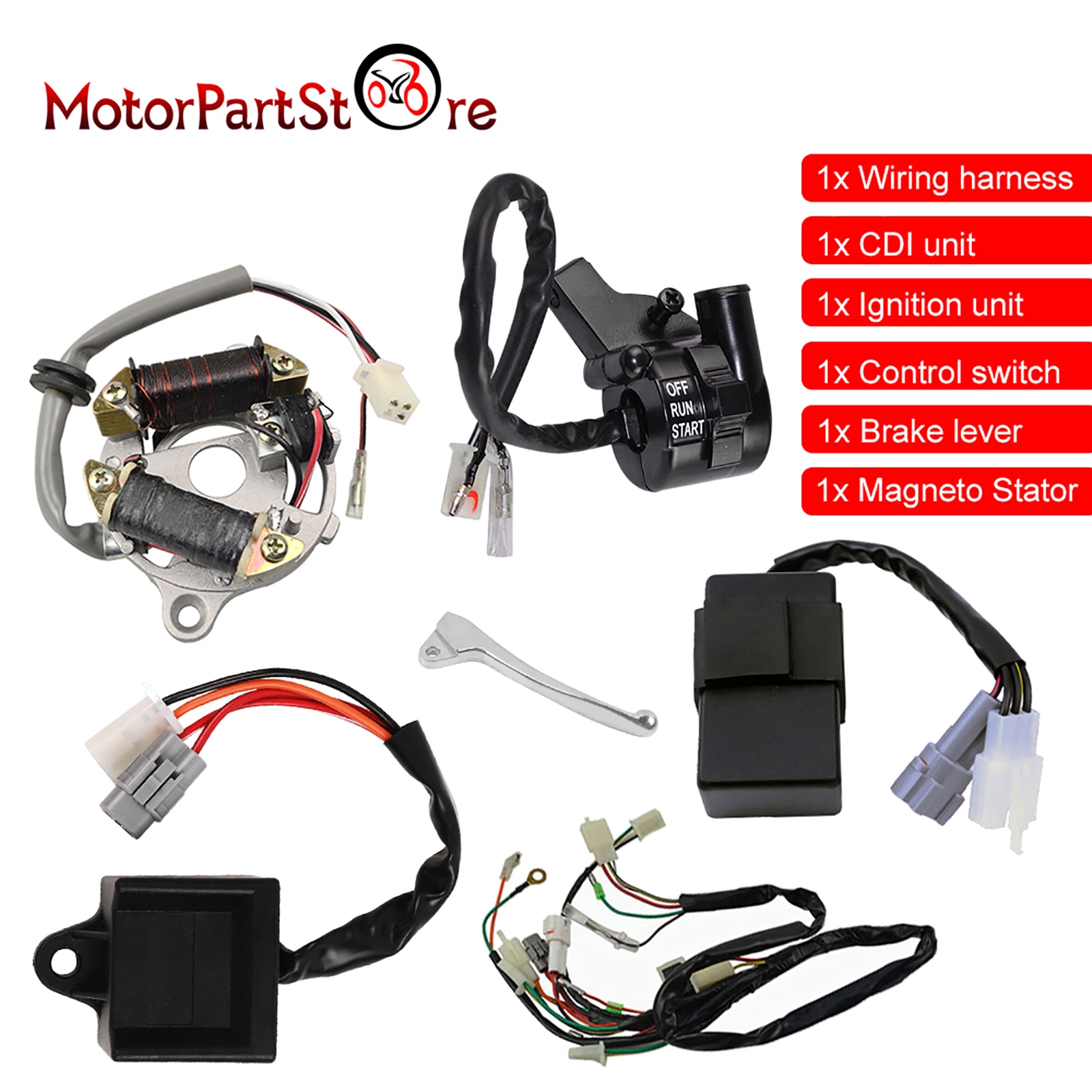 Wiring Harness Magneto Stator Ignition Switch CDI ... – Grandado