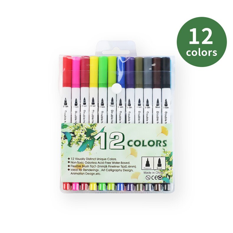 12/24/36/48/80/100PCS Colors FineLiner Drawing Pai... – Vicedeal