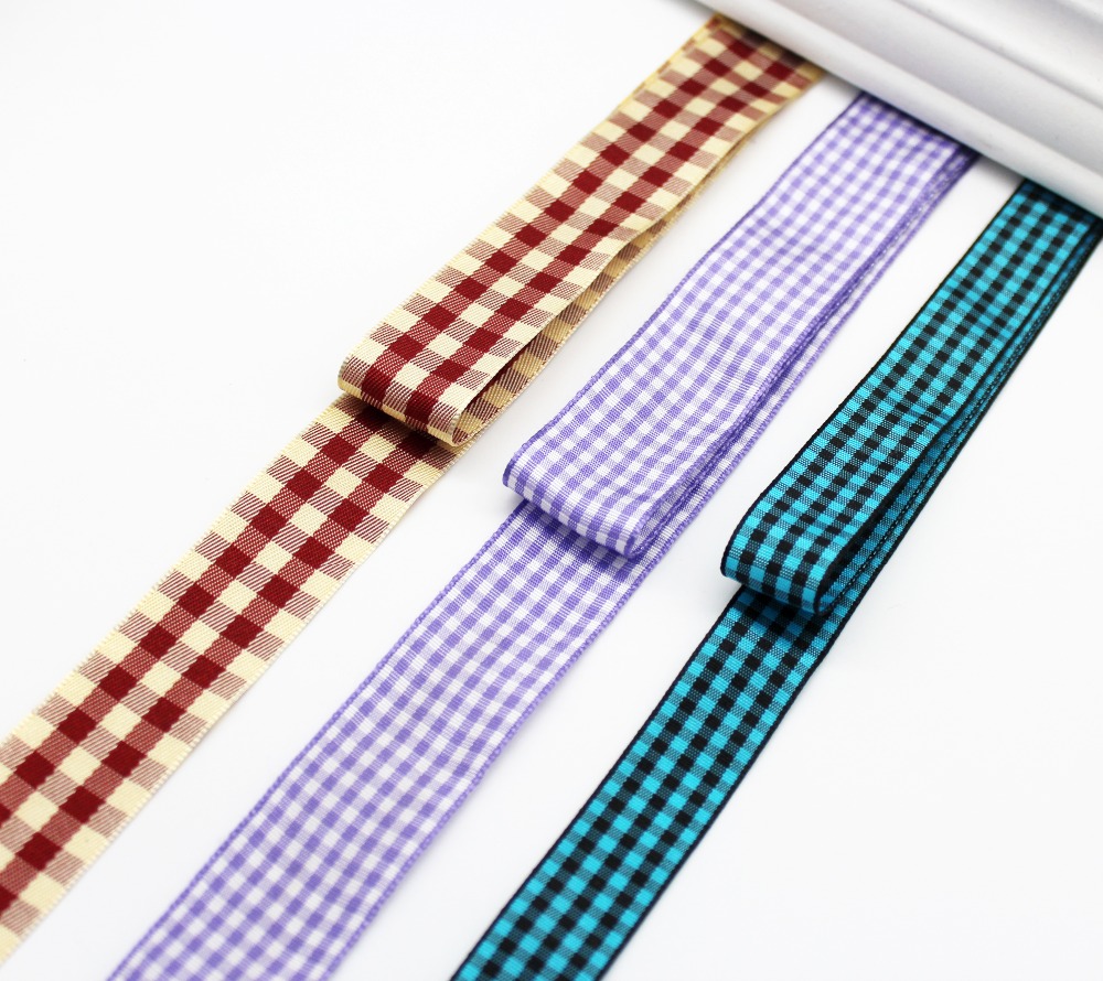 Gingham Checked Ribbon 1 Inch 25MM 5/8" 16MM 1.5 I... – Grandado