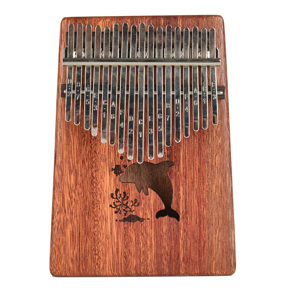 17 Key Kalimba Mbira Calimba African Solid Mahogan... – Vicedeal