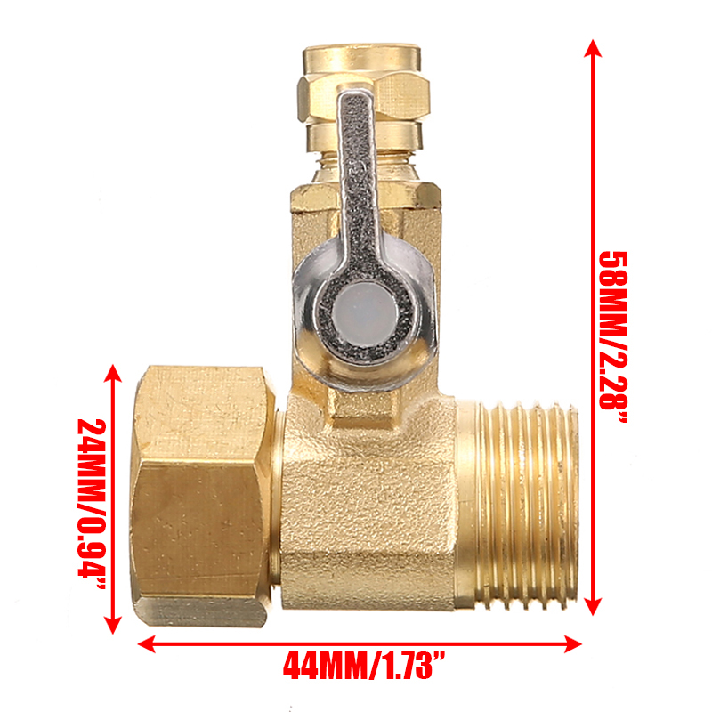 1pc Brass RO Feed Water Adapter 1/2" Female Male V... – Grandado