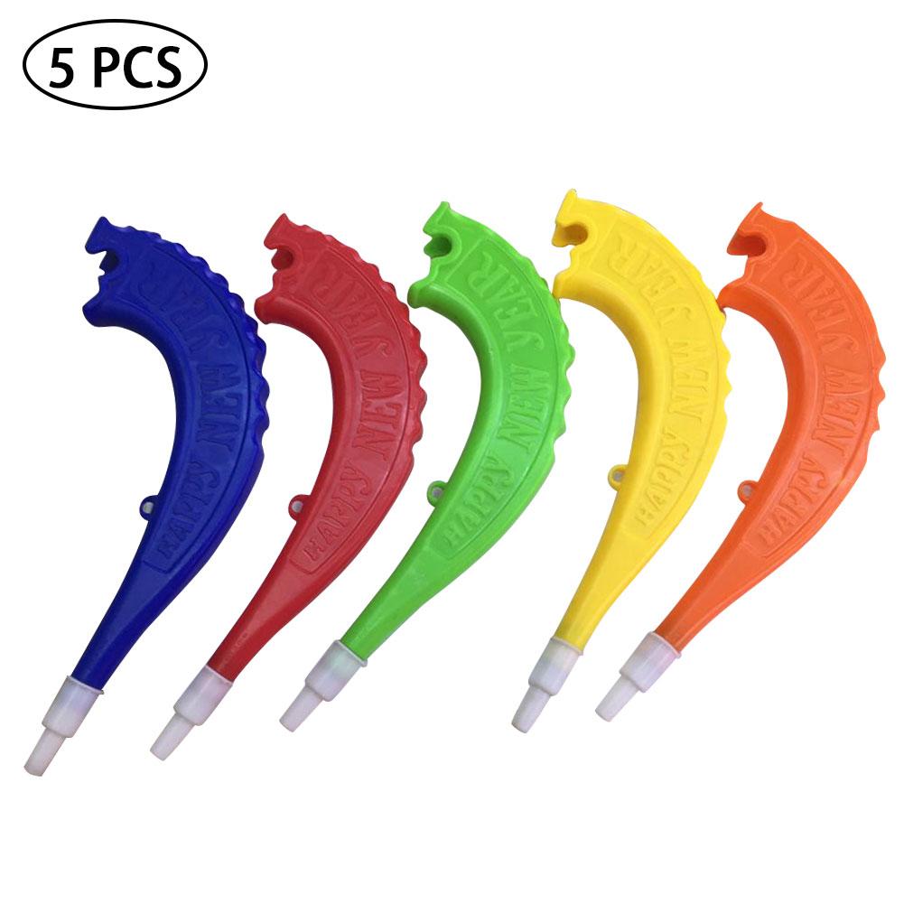 5pcs 23cm Unisex Shofar Shape Plastic Horn Toys Fo... – Grandado